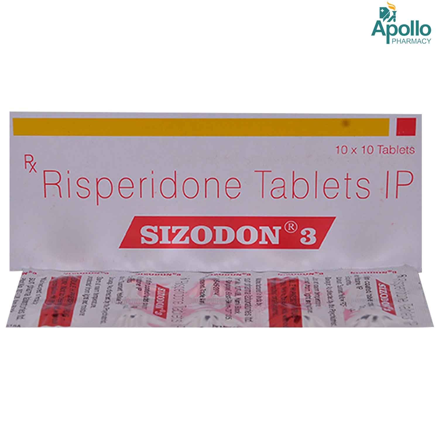 Sizodon 3 Tablet 10's Price, Uses, Side Effects, Composition - Apollo ...