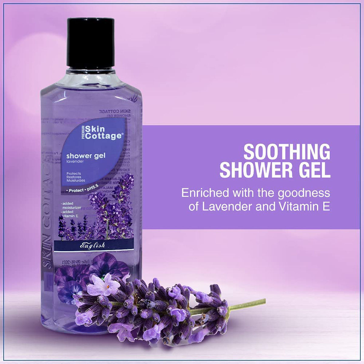 Skin Cottage Lavender pH 5.5 Shower Gel, 400 ml Price, Uses, Side ...