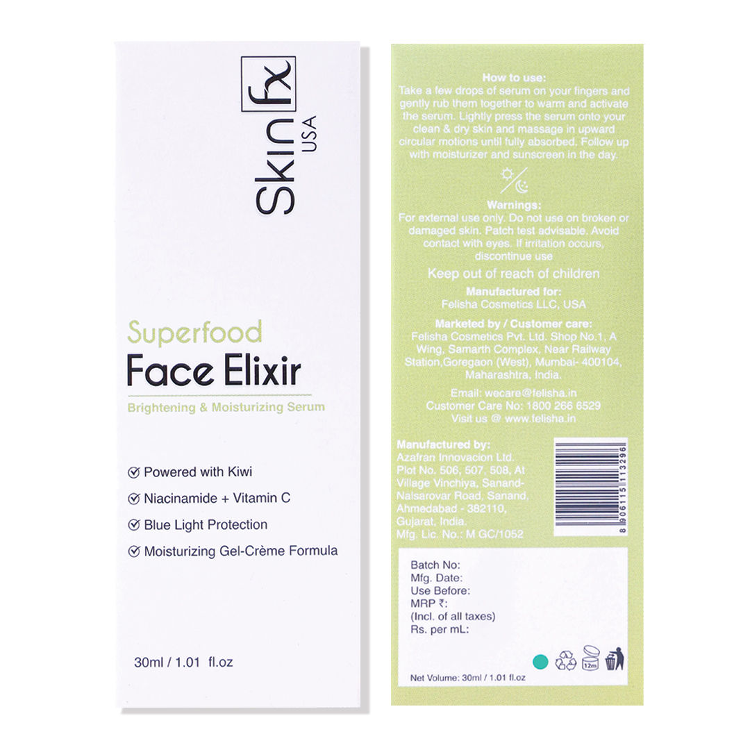 Skin Fx Face Elixir Brightening & Moisturizing Serum, 30 ml Price, Uses ...