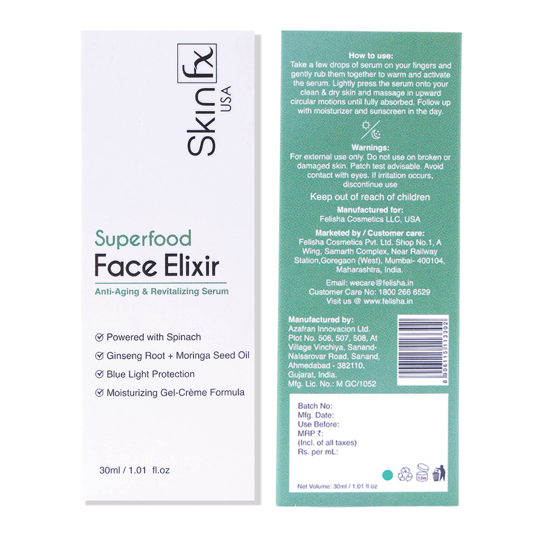 Skin Fx Face Elixir Anti-Aging & Revitalizing Serum, 30 ml Price, Uses ...