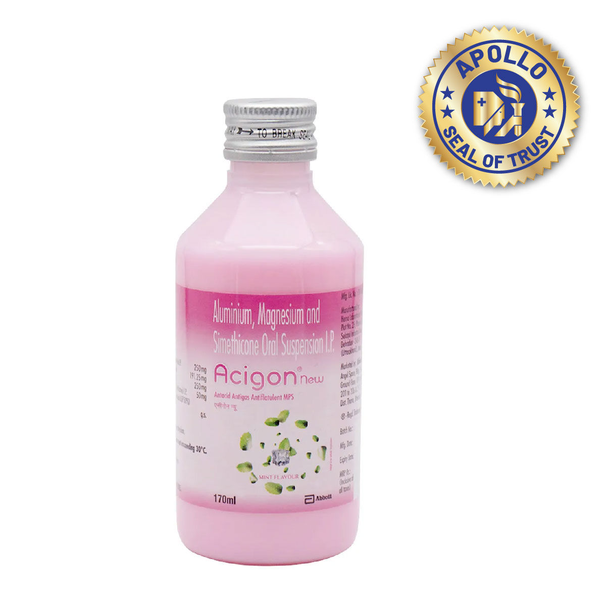 Buy Acigon New Mint Flavour Oral Suspension | 19 Minutes Delivery ...