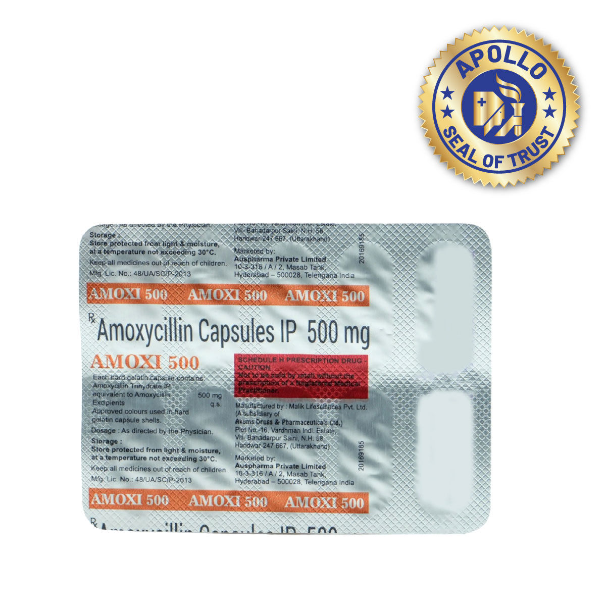 Amoxi 500 Capsule | Uses, Side Effects, Price | Apollo Pharmacy