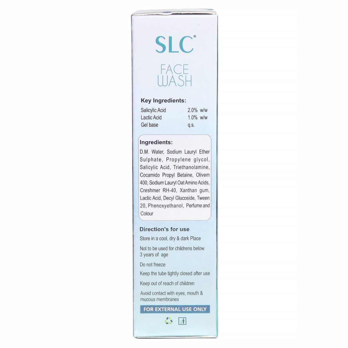 SLC Face Wash, 50 gm Price, Uses, Side Effects, Composition - Apollo ...
