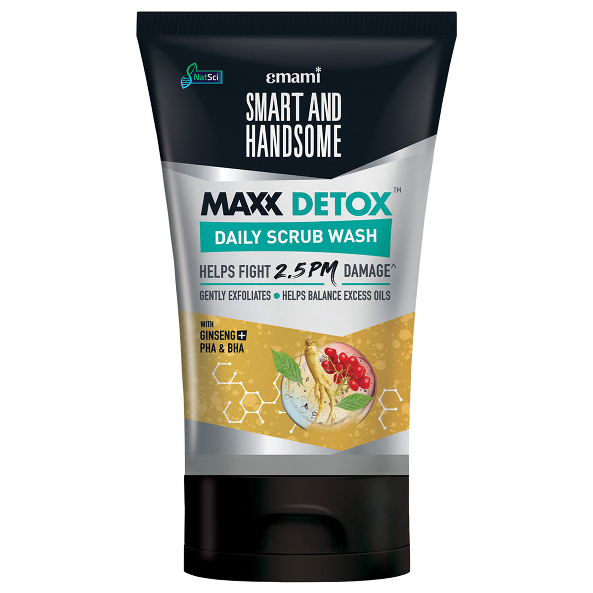 Buy Smart And Handsome Maxx Detox Daily Scrub Wash, 100 gm | 19 Minutes ...