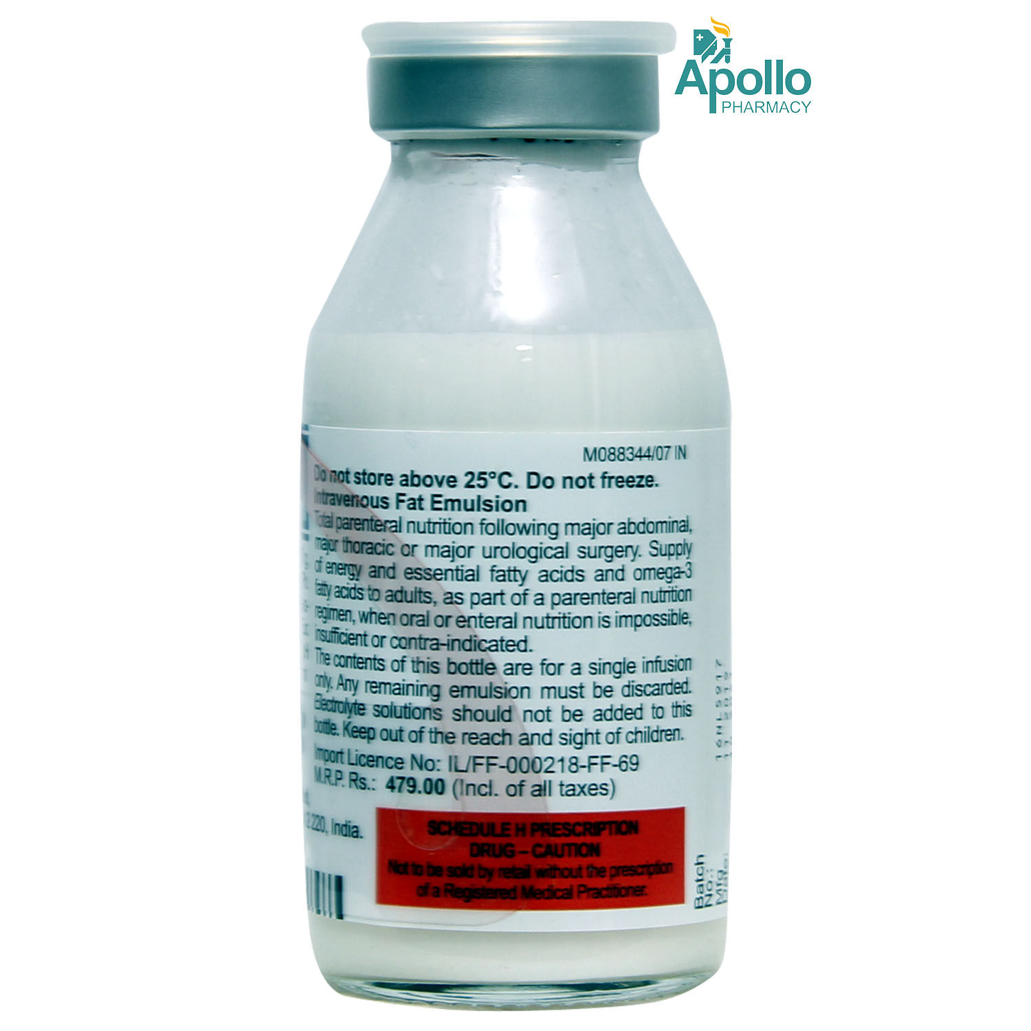 Smoflipid 20% | Uses, Side Effects, Price | Apollo Pharmacy