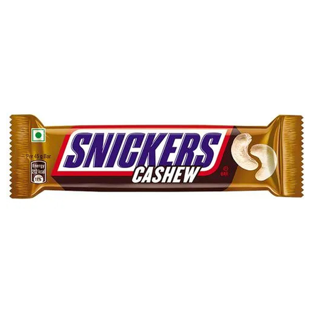 Buy Snickers Cashew Chocolate Bar, 45 gm | 19 Minutes Delivery | Apollo ...