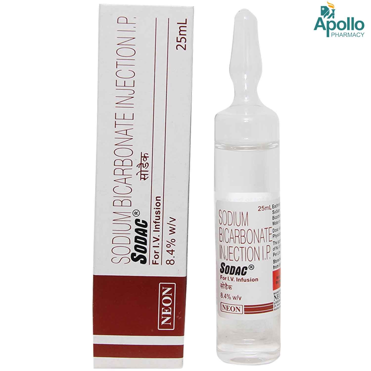SODAC INJECTION 25ML Price, Uses, Side Effects, Composition - Apollo ...