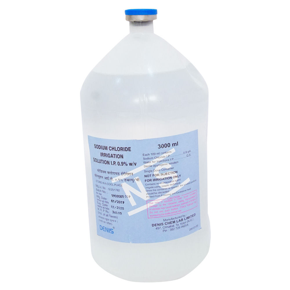 Sodium Chloride 3000Ml(Denis) | Uses, Side Effects, Price | Apollo Pharmacy