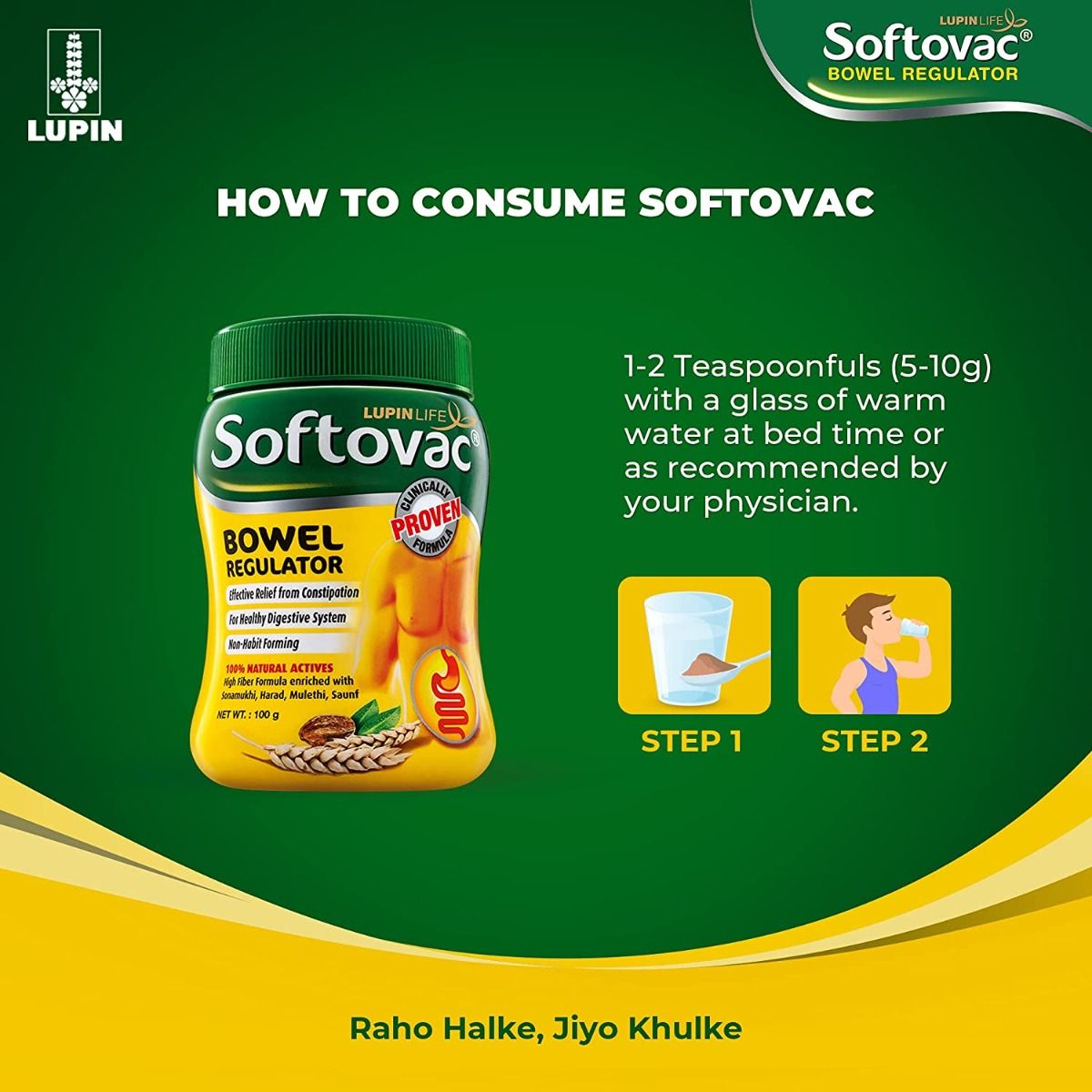 Softovac Bowel Regulator Powder, 100 gm Price, Uses, Side Effects ...
