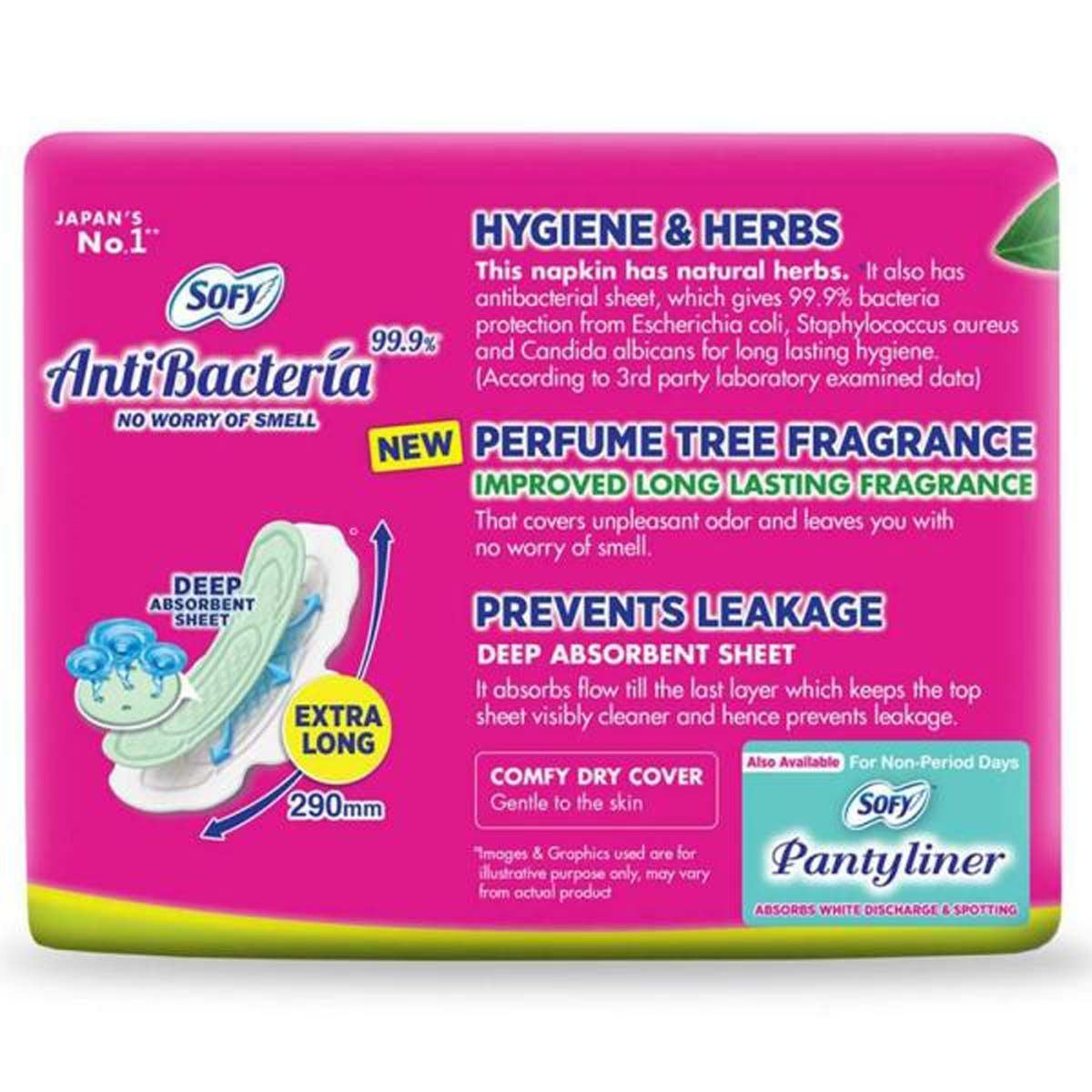 Sofy Antibacteria Sanitary Pads XL, 28 Count Price, Uses, Side Effects ...