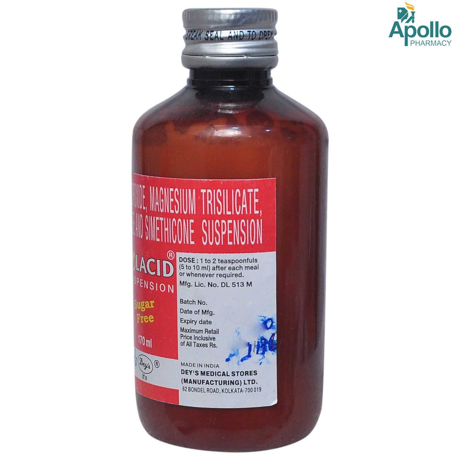Solacid Suspension 170 ml Price, Uses, Side Effects, Composition ...