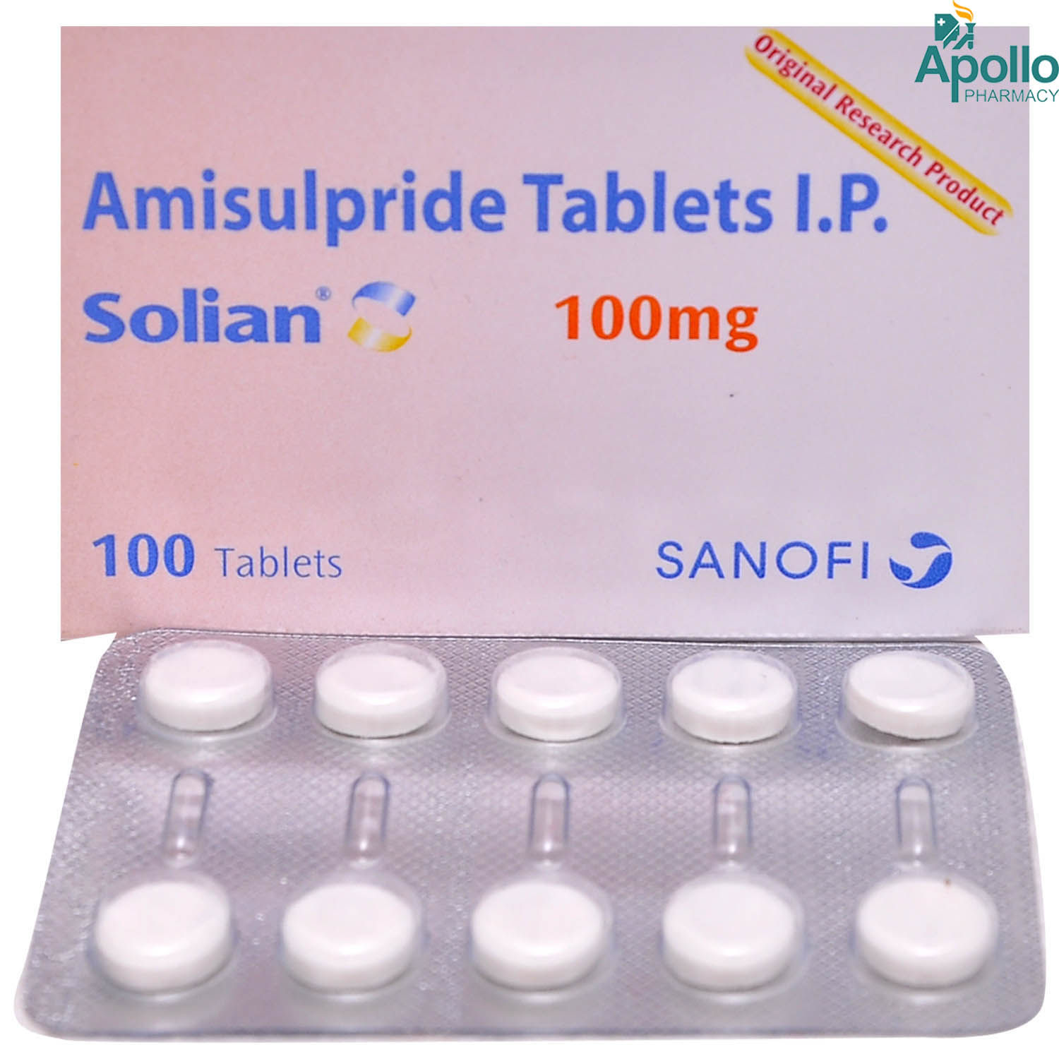 SOLIAN 100MG TABLET Price, Uses, Side Effects, Composition - Apollo ...