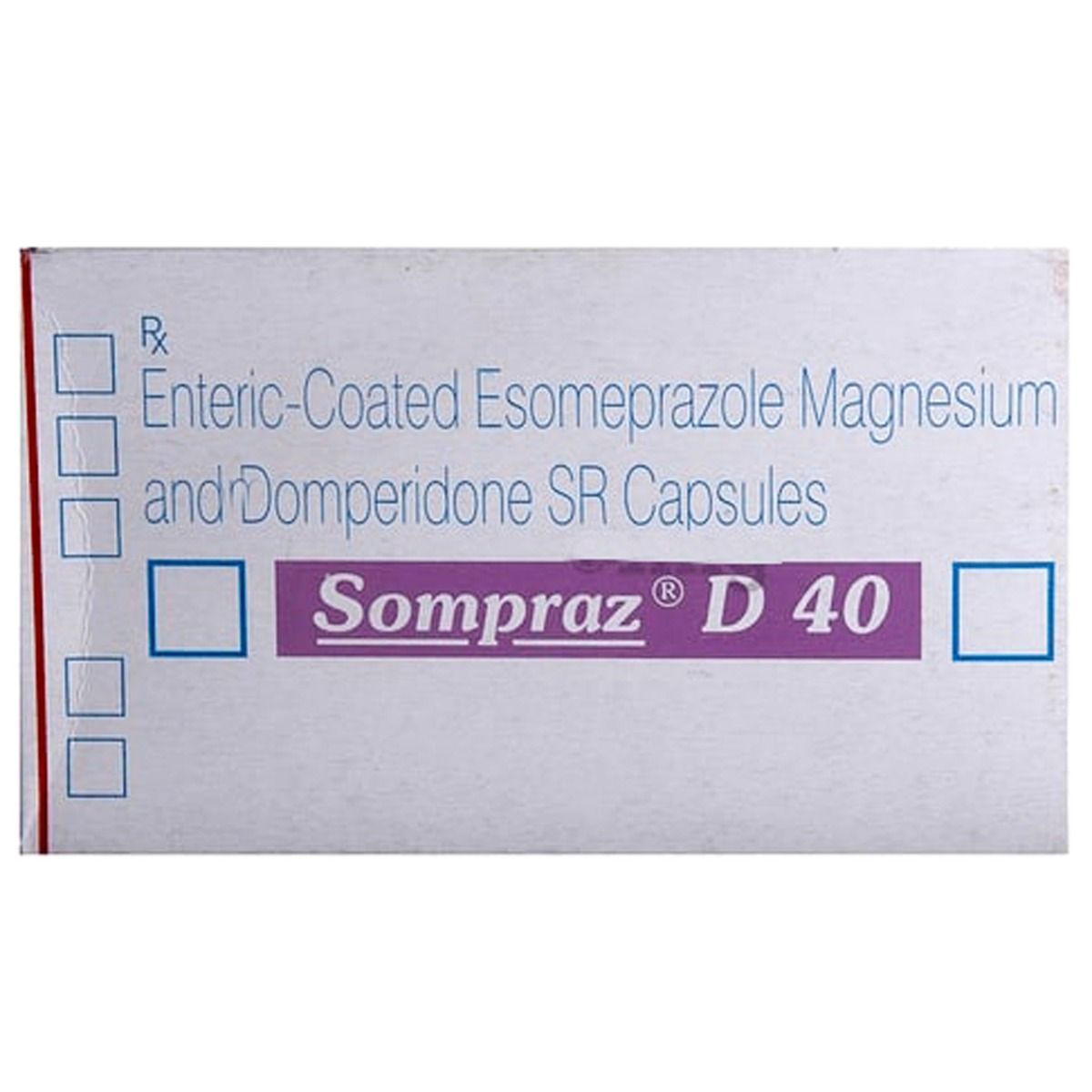 Sompraz D 40 Capsule | Uses, Side Effects, Price | Apollo Pharmacy