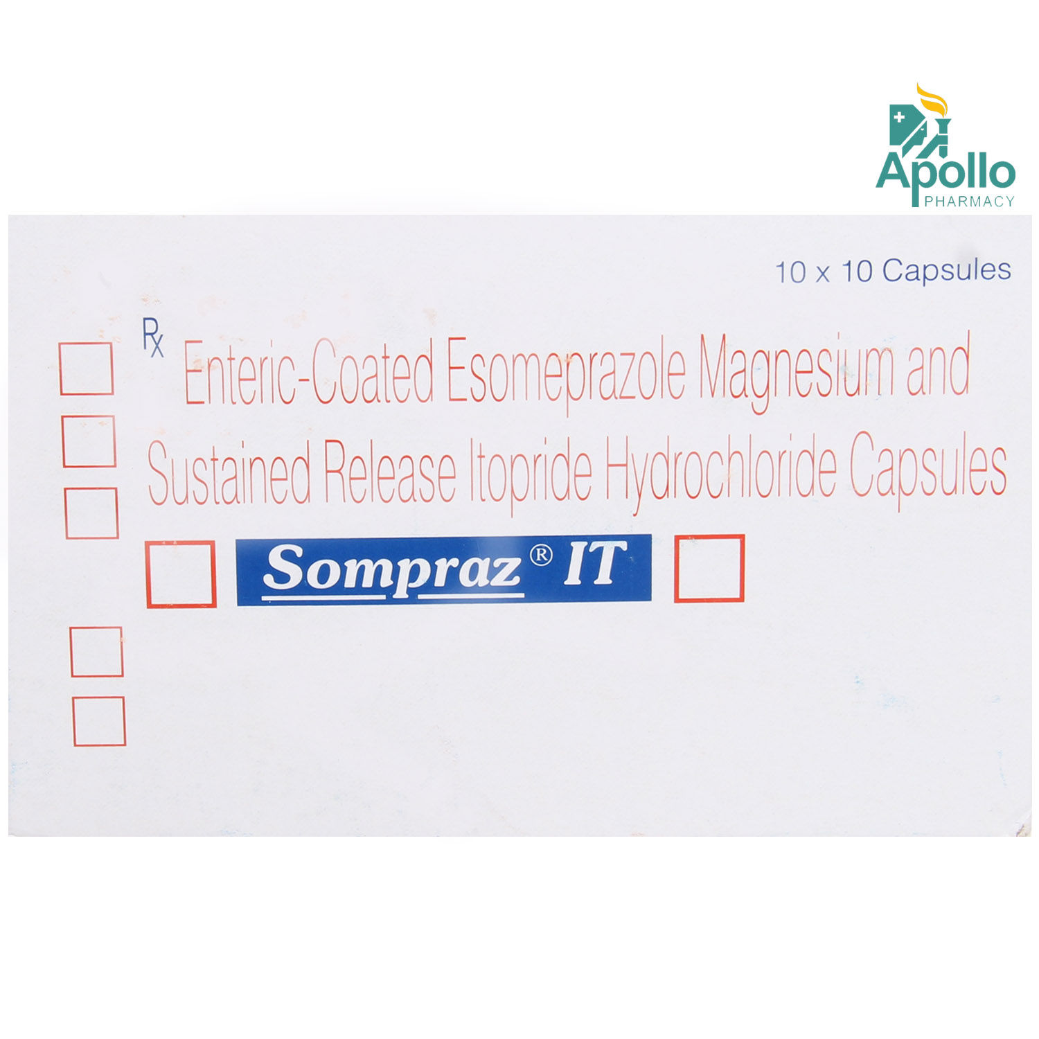 Sompraz IT Capsule 10's Price, Uses, Side Effects, Composition - Apollo ...
