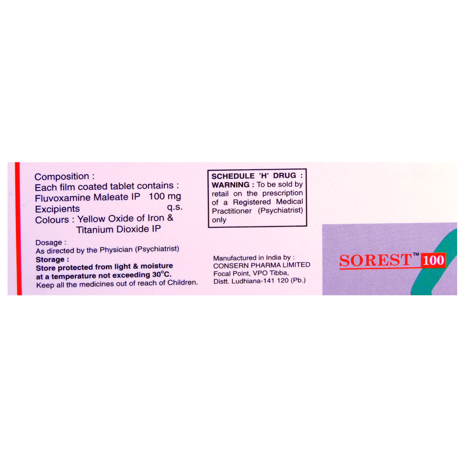 Sorest 100 Tablet | Uses, Side Effects, Price | Apollo Pharmacy