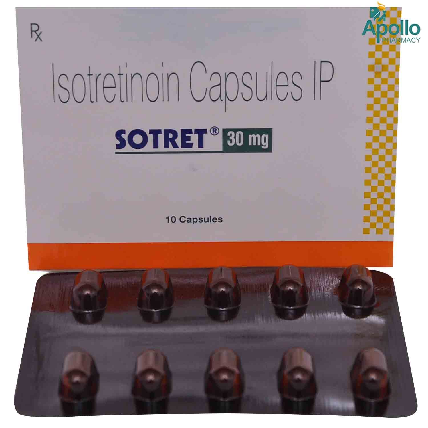 Sotret 30mg Capsule 10's Price, Uses, Side Effects, Composition ...
