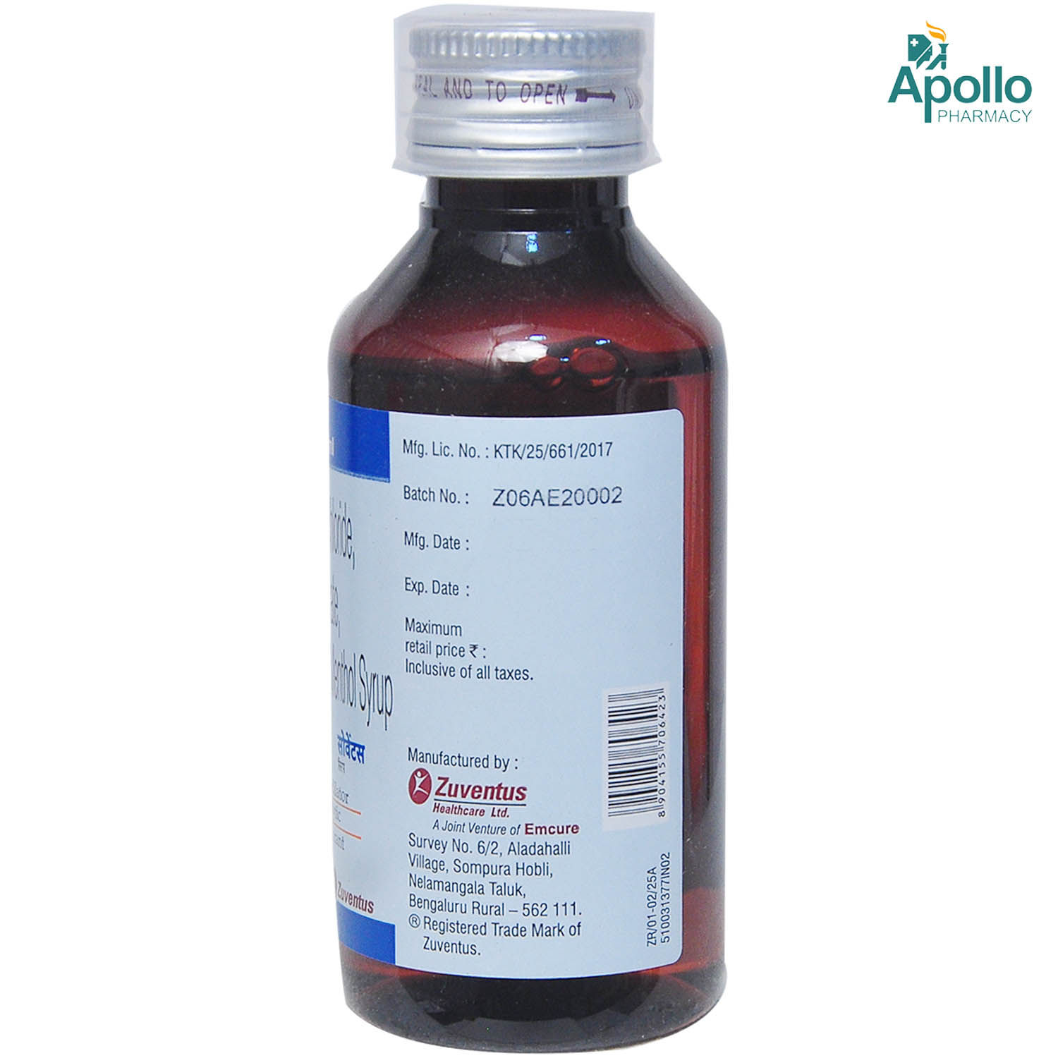 Soventus Syrup | Uses, Side Effects, Price | Apollo Pharmacy