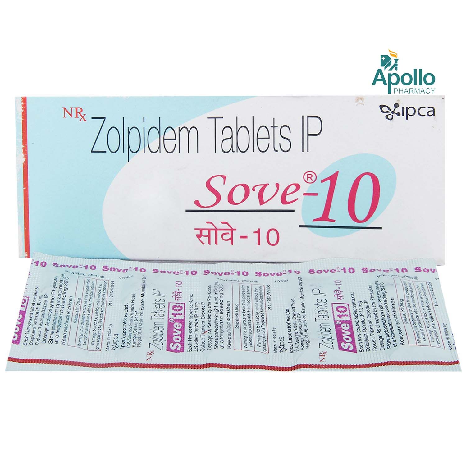 SOVE 10MG TABLET Price, Uses, Side Effects, Composition - Apollo Pharmacy