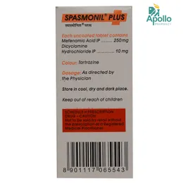 Spasmonil Plus Tablet | Uses, Side Effects, Price | Apollo Pharmacy