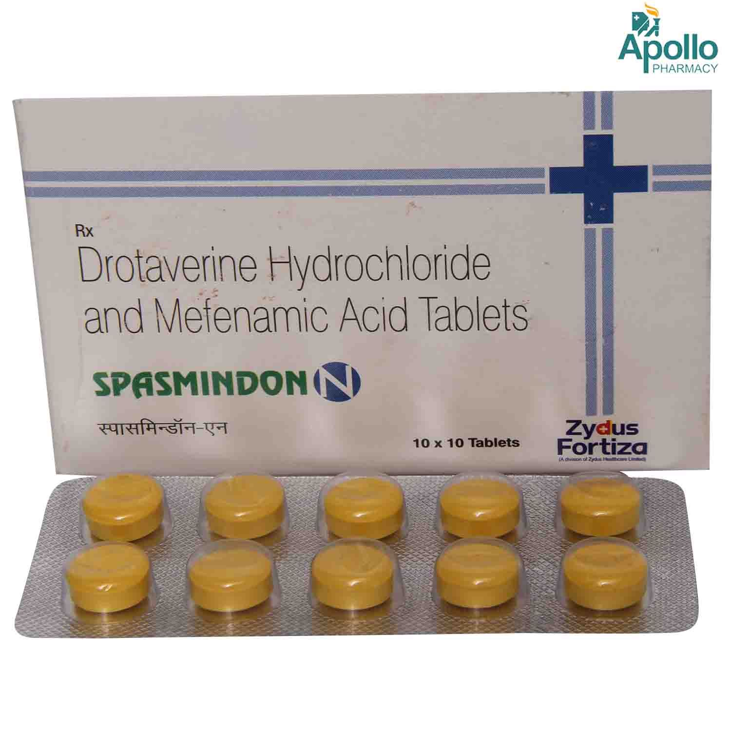 Spasmindon N Tablet 10's Price, Uses, Side Effects, Composition ...