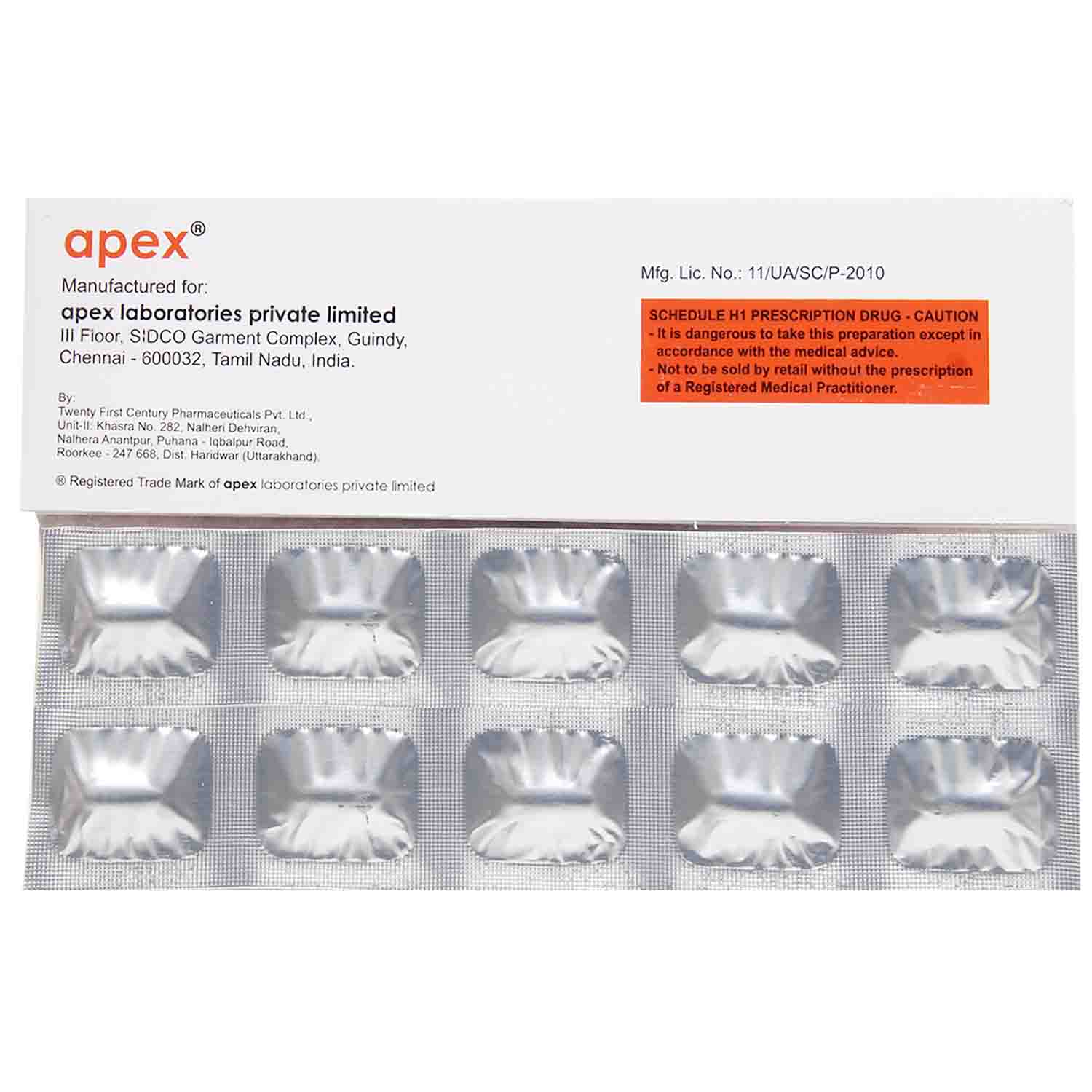 Spectratil 20 mg Tablet 10's Price, Uses, Side Effects, Composition ...