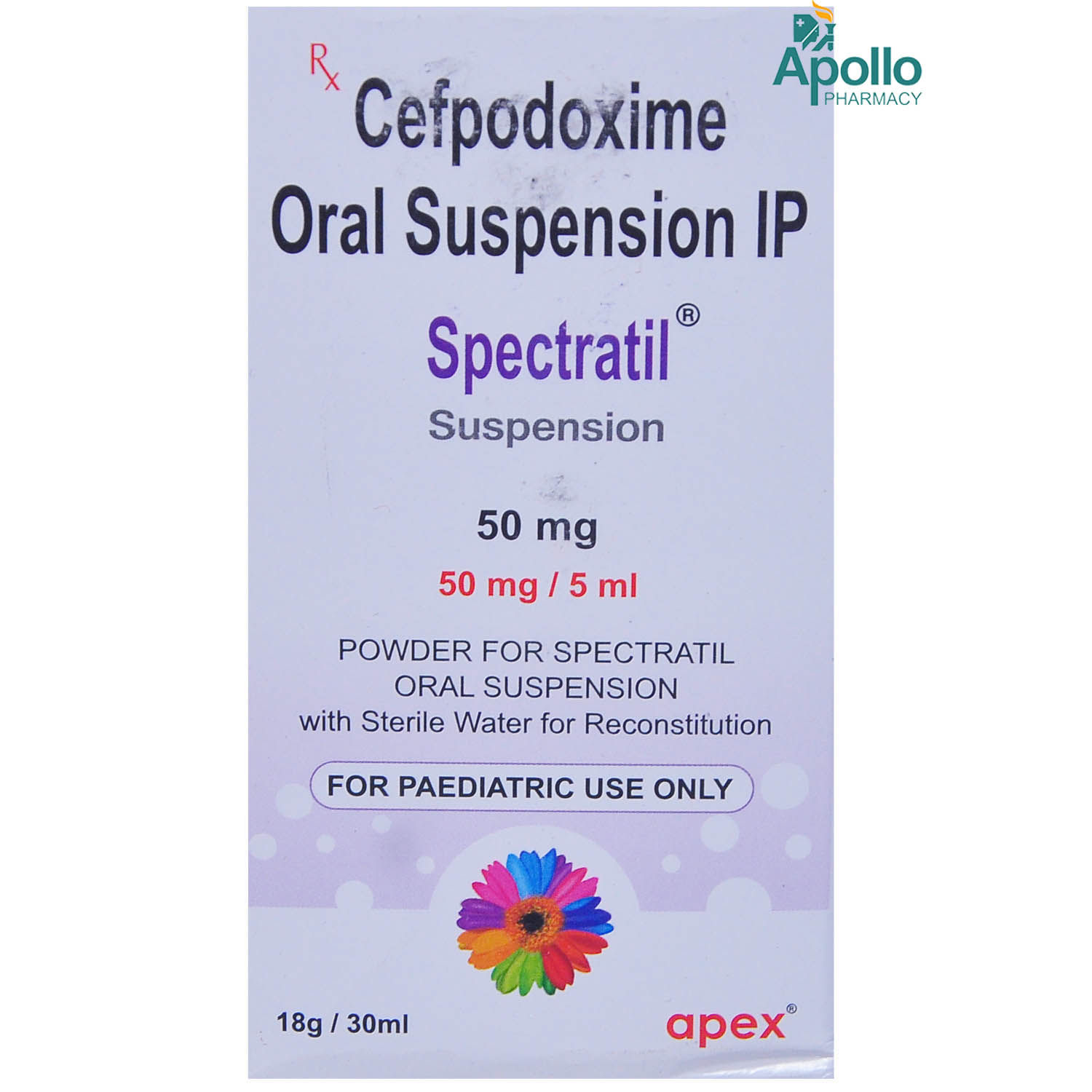 Spectratil 50 mg Suspension 5 ml | Uses, Side Effects, Price | Apollo ...