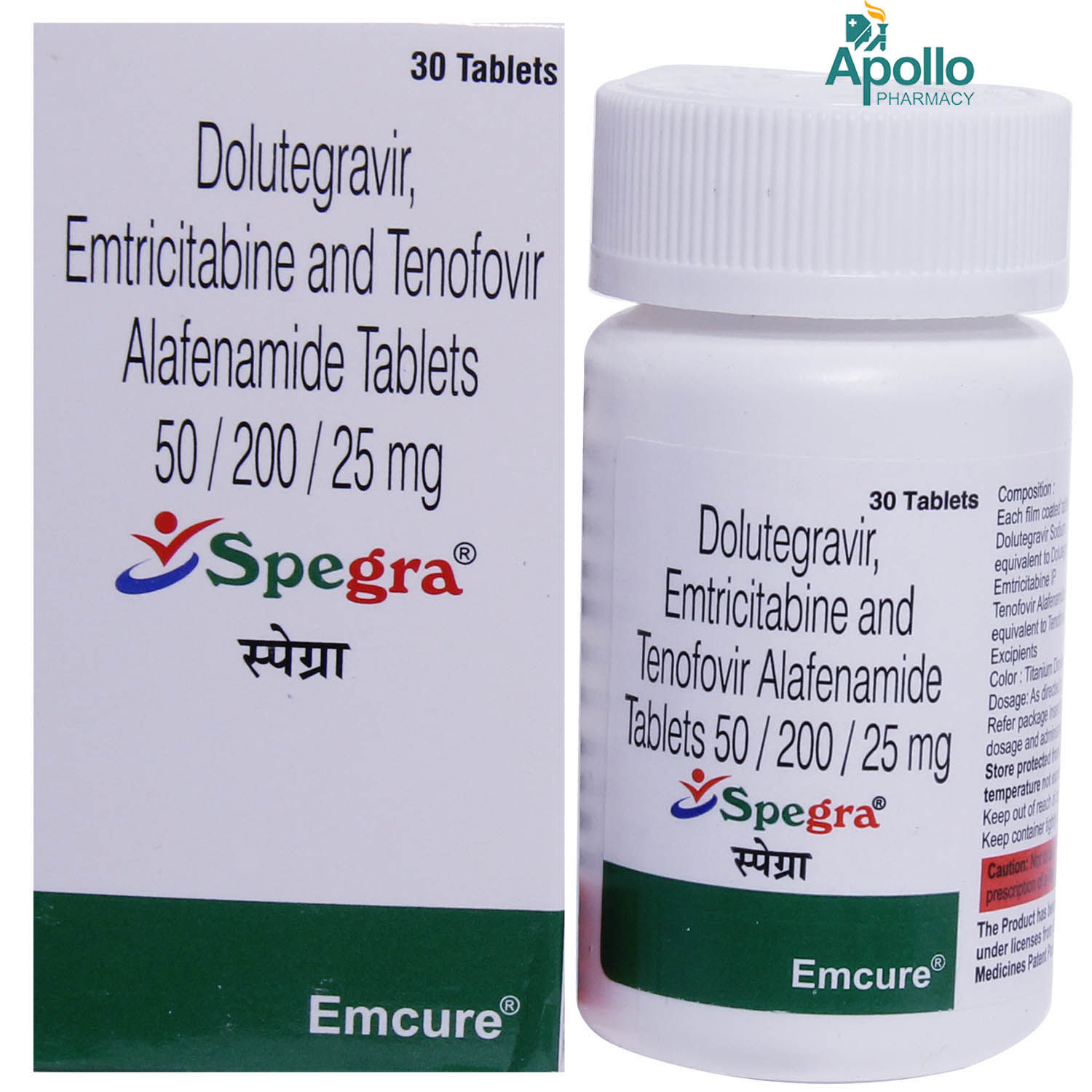 Spegra Tablet 30's Price, Uses, Side Effects, Composition - Apollo Pharmacy
