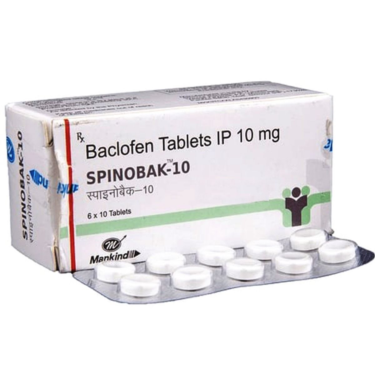 Spinobak 10 Tablet | Uses, Side Effects, Price | Apollo Pharmacy