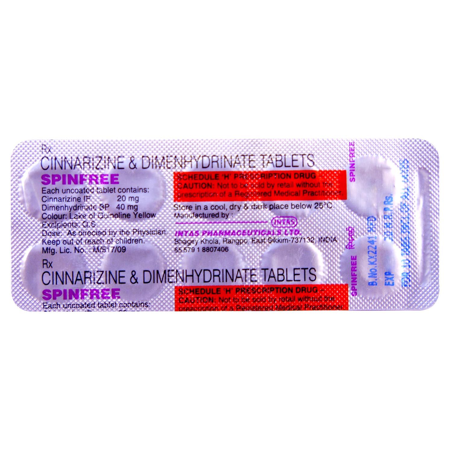 Spinfree Tablet | Uses, Side Effects, Price | Apollo Pharmacy