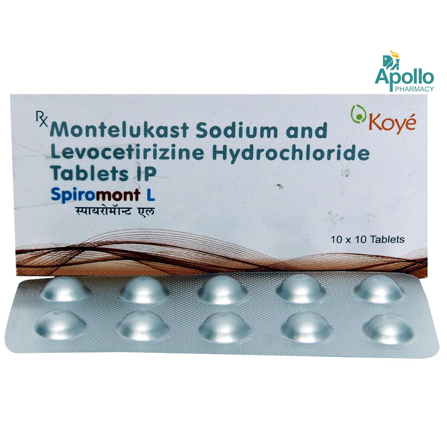 Spiromont L Tablet 10's Price, Uses, Side Effects, Composition - Apollo ...