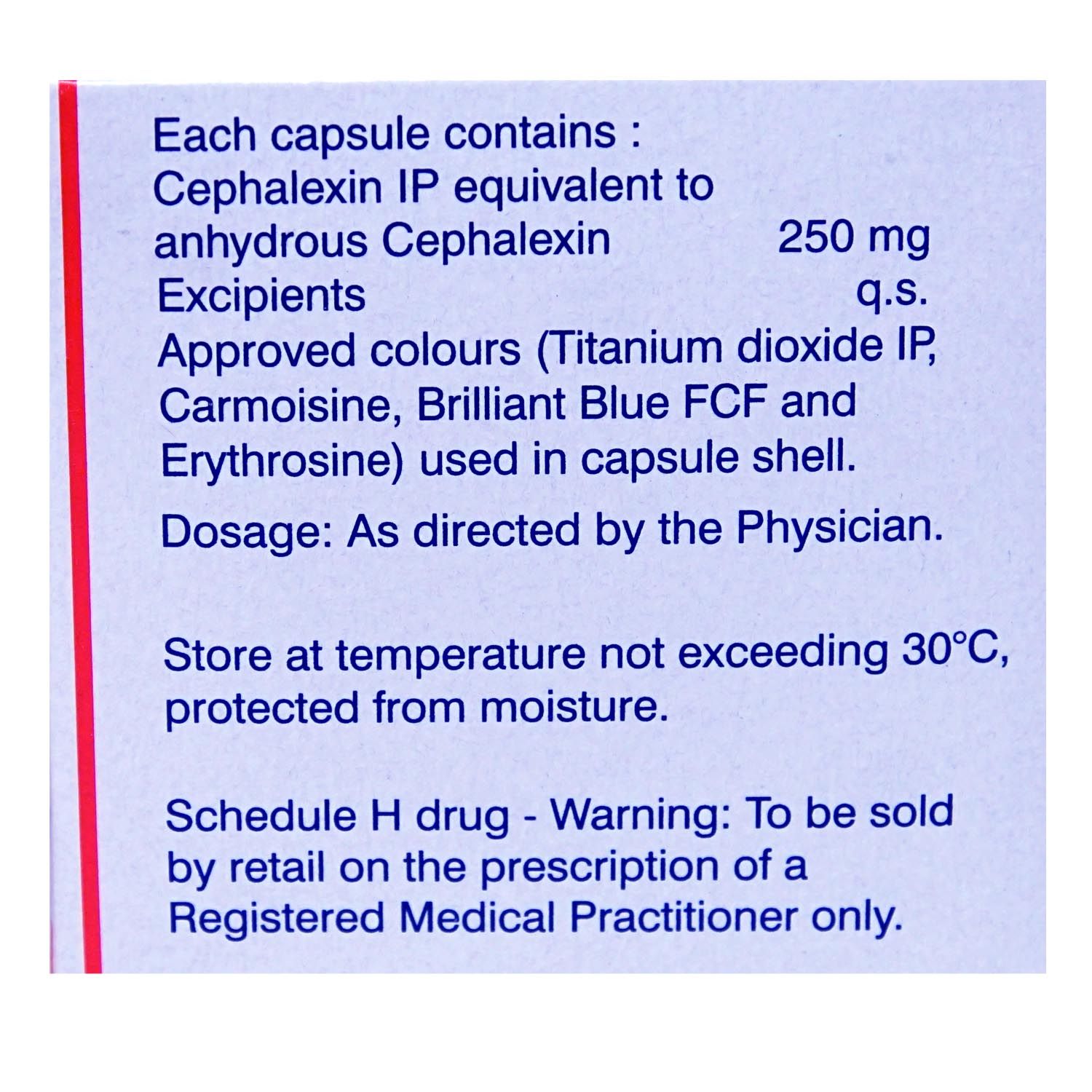 Sporidex 250 Capsule 10's Price, Uses, Side Effects, Composition ...