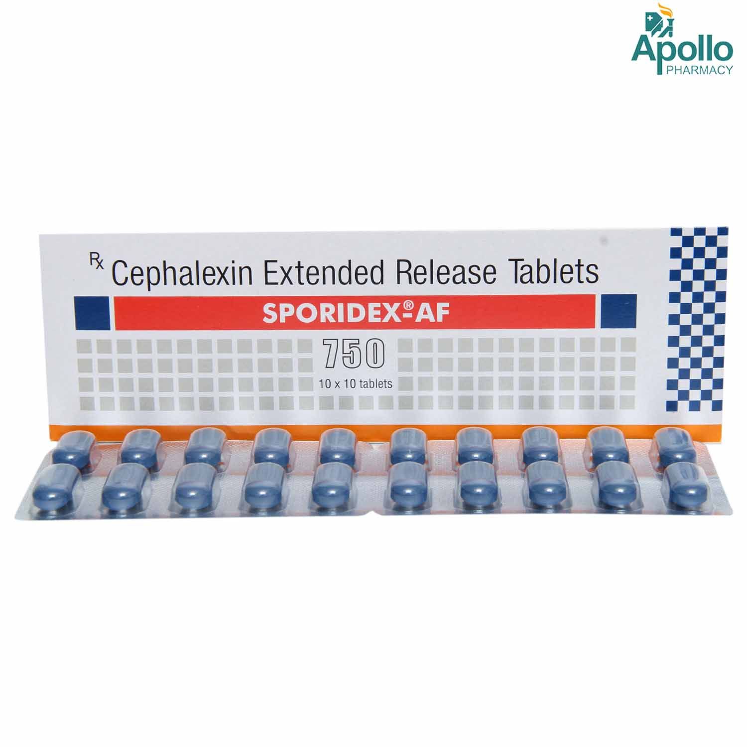Sporidex-AF 750 Tablet 10's Price, Uses, Side Effects, Composition ...