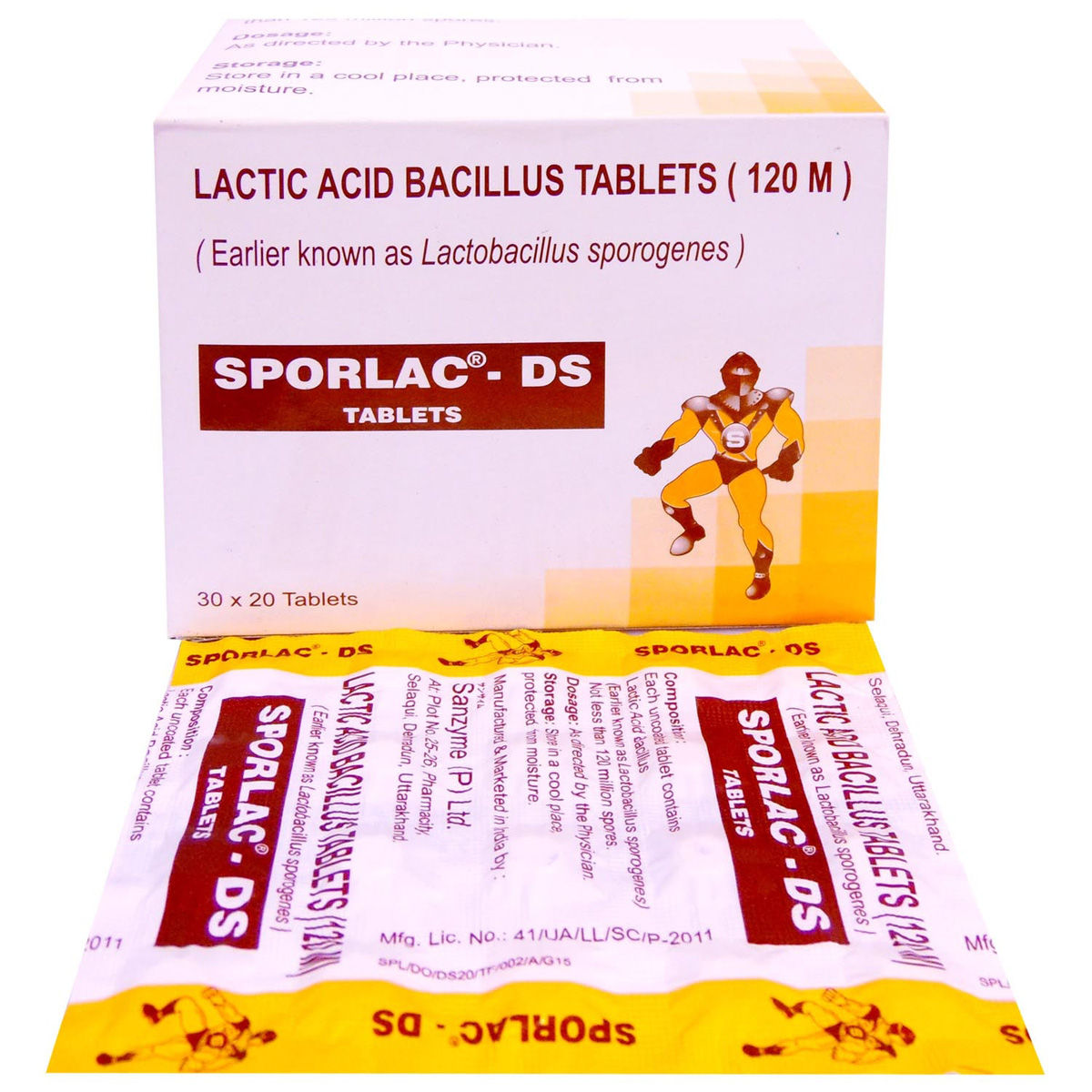 Sporlac-DS Tablet 20's Price, Uses, Side Effects, Composition - Apollo ...