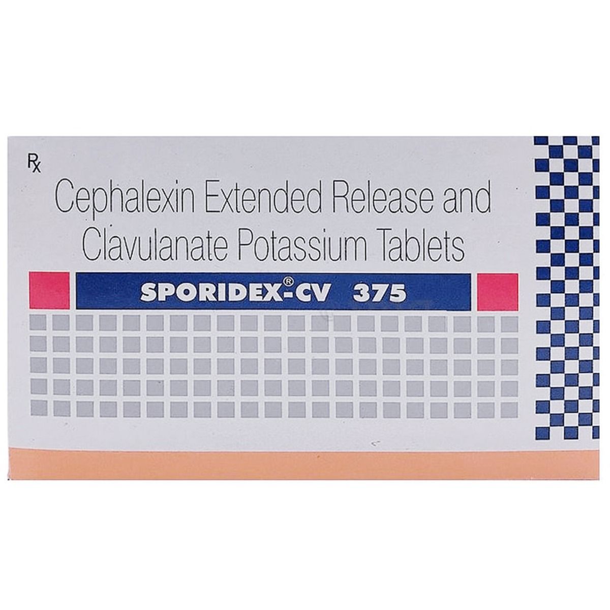 Sporidex-CV 375 Tablet 10's Price, Uses, Side Effects, Composition ...