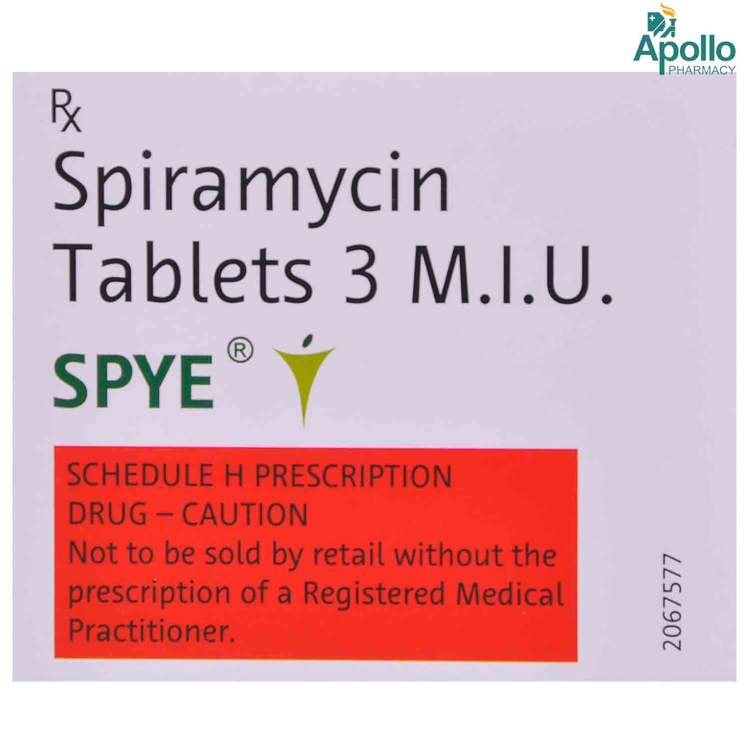 Spye Tablet 10's Price, Uses, Side Effects, Composition - Apollo Pharmacy