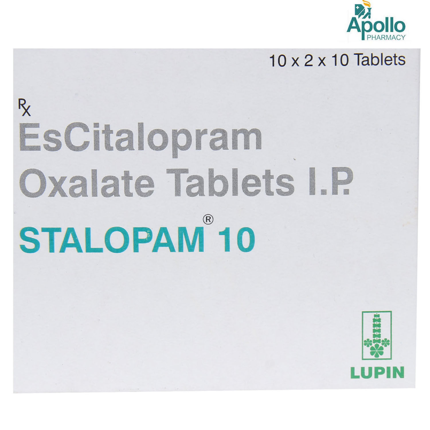 Stalopam 10 Tablet 10's Price, Uses, Side Effects, Composition - Apollo ...