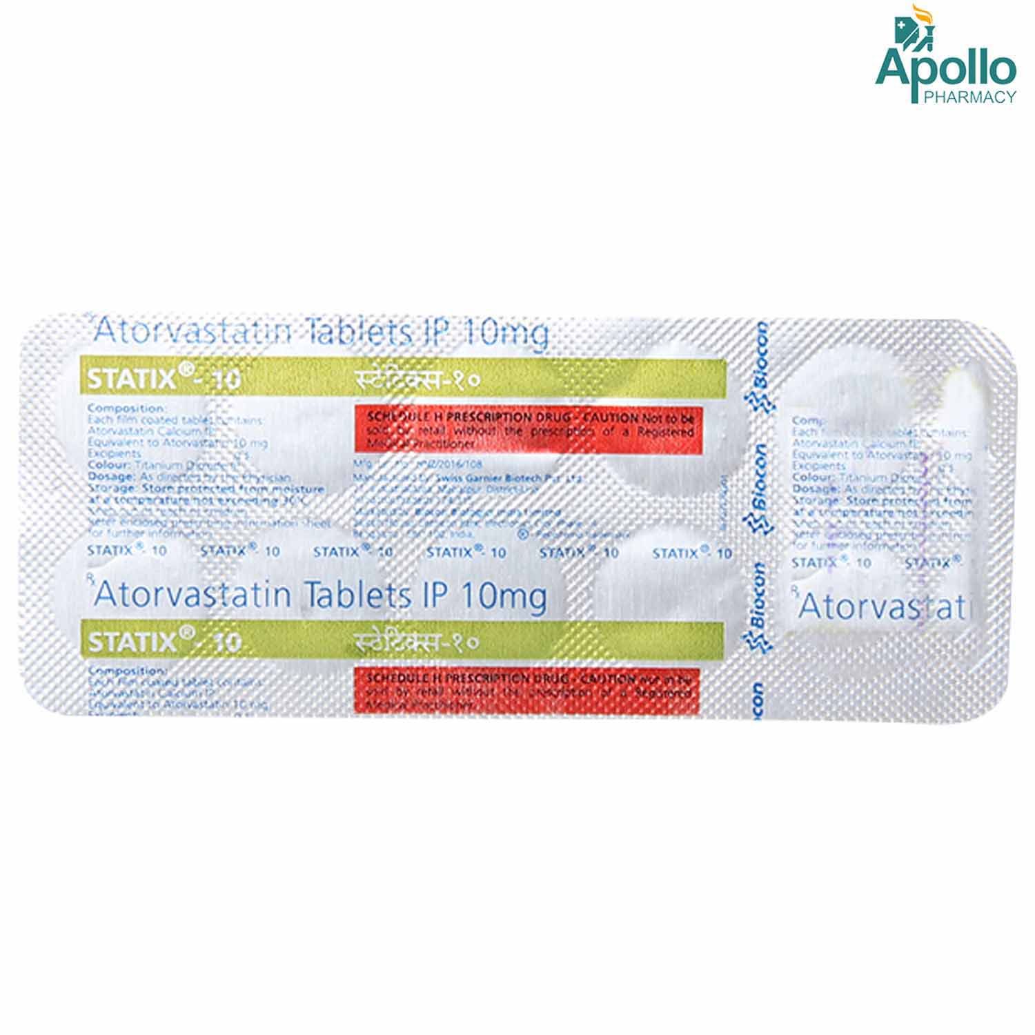 Statix-10 Tablet 10's Price, Uses, Side Effects, Composition - Apollo ...