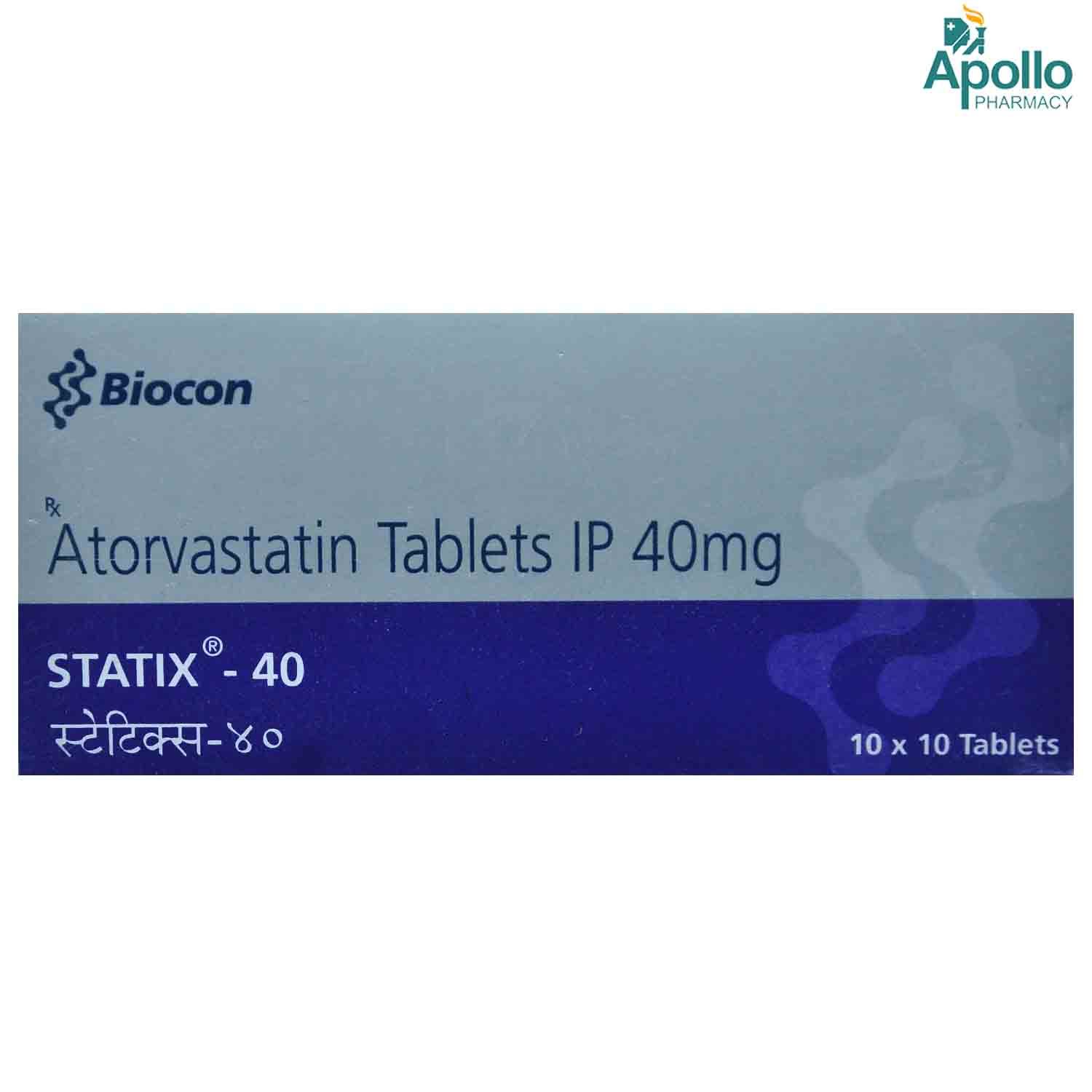 Statix-40 Tablet | Uses, Side Effects, Price | Apollo Pharmacy