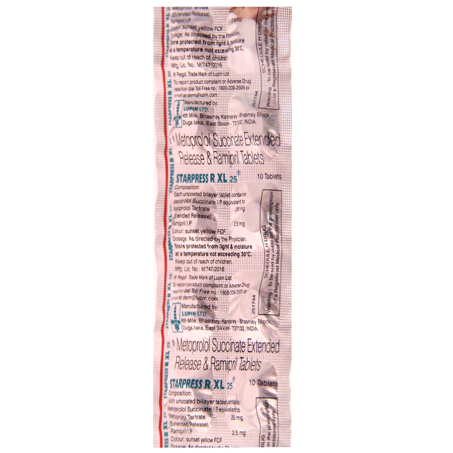 Starpress R XL 25 Tablet | Uses, Side Effects, Price | Apollo Pharmacy