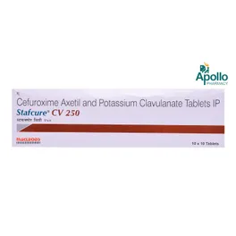 Stafcure CV 250 Tablet | Uses, Side Effects, Price | Apollo Pharmacy