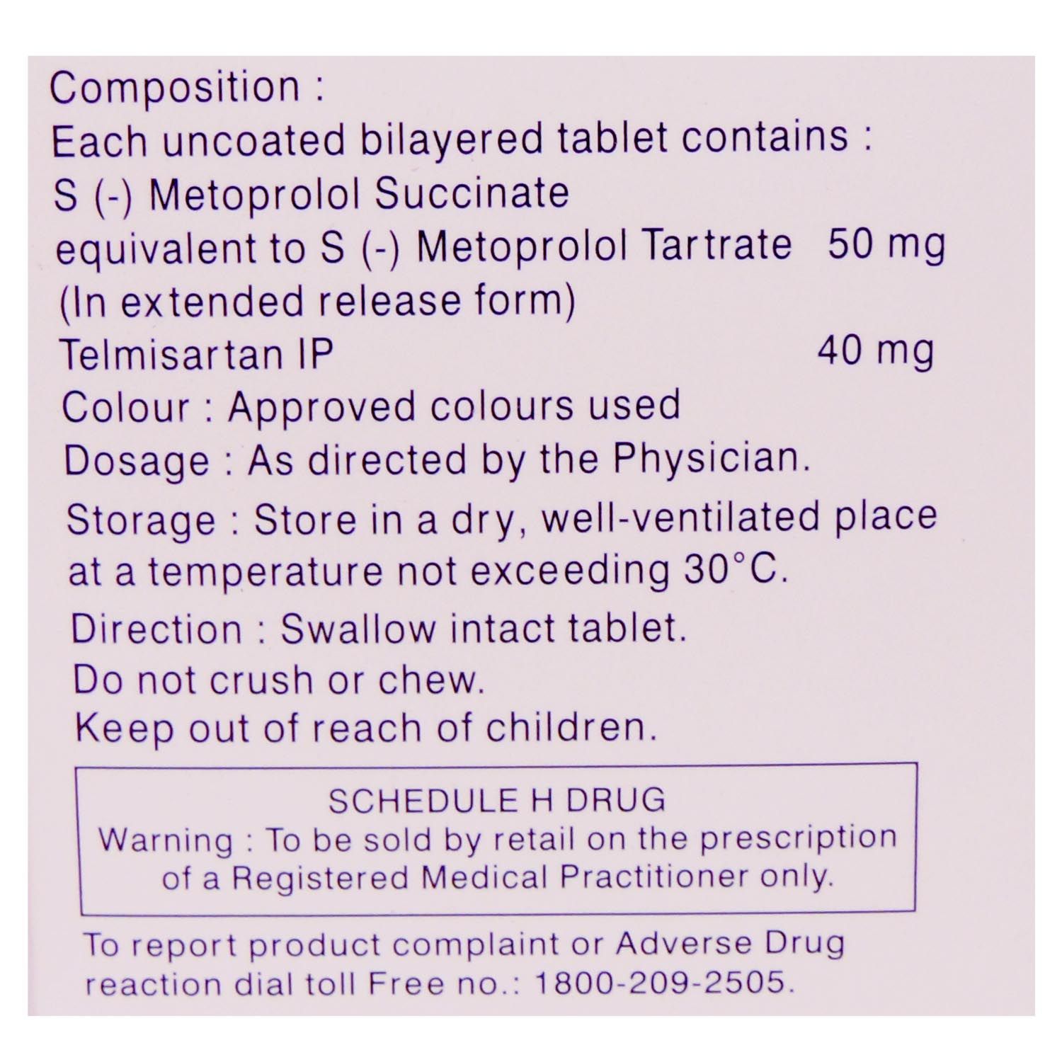 Starcad-T 50 Tablet 10's Price, Uses, Side Effects, Composition ...