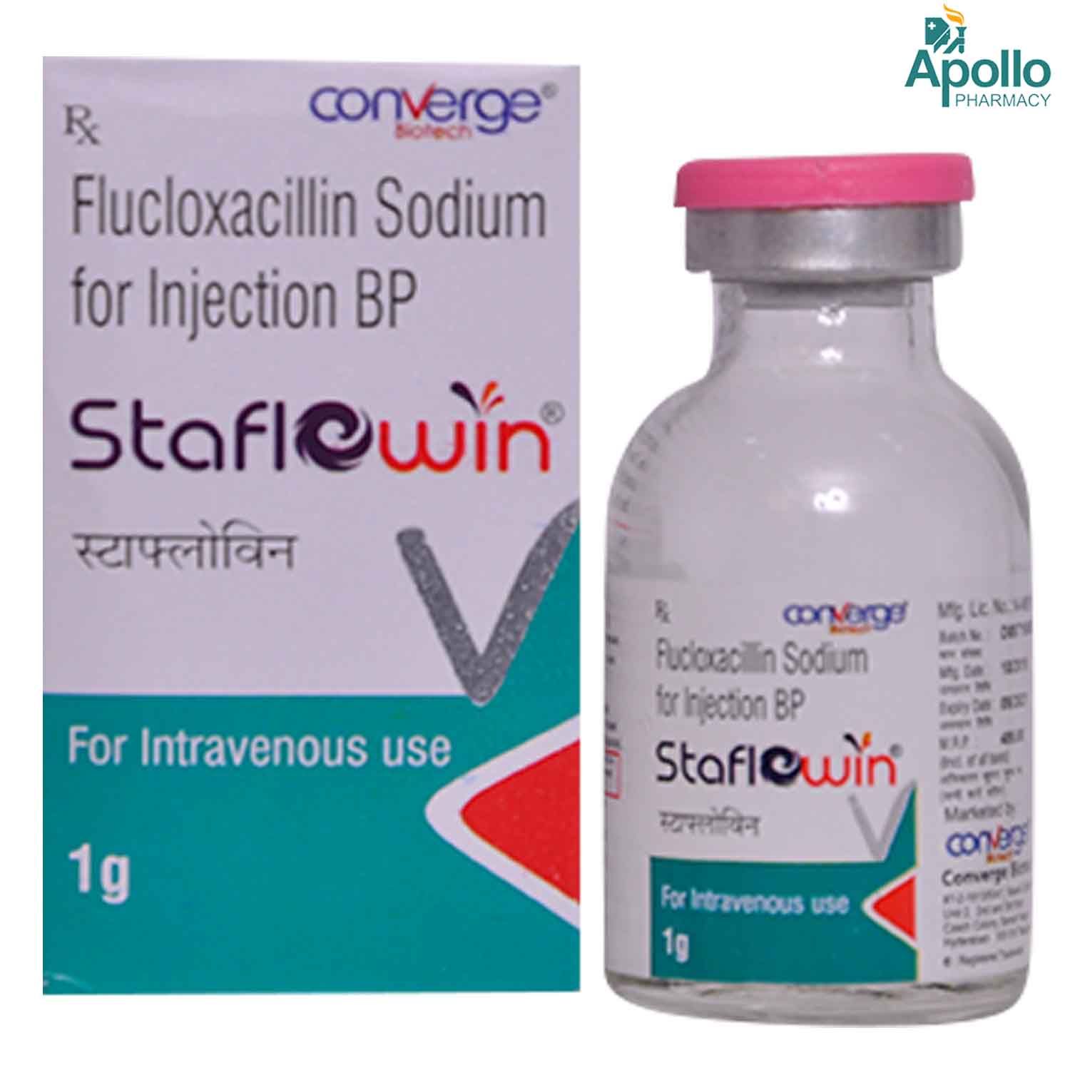 STAFLOWIN 1GM INJECTION Price, Uses, Side Effects, Composition - Apollo ...