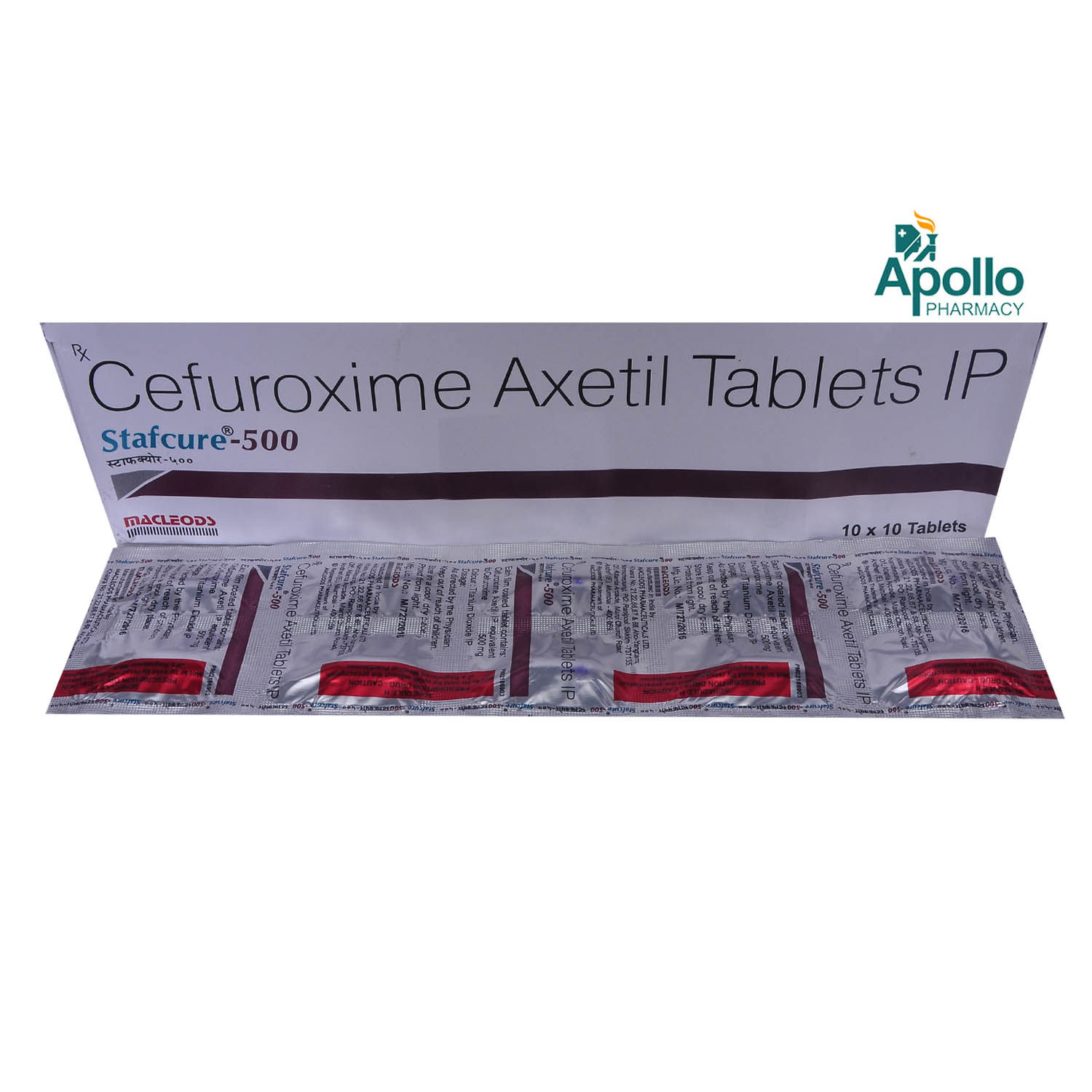 Stafcure-500 Tablet 10's Price, Uses, Side Effects, Composition ...