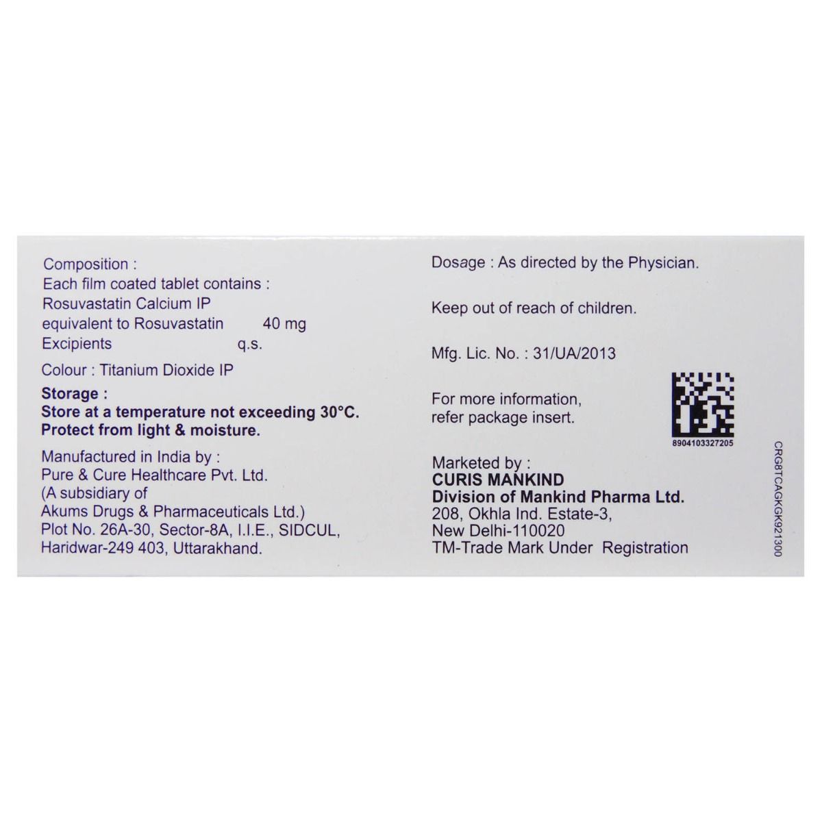 Statpure 40 Tablet 10's Price, Uses, Side Effects, Composition - Apollo ...