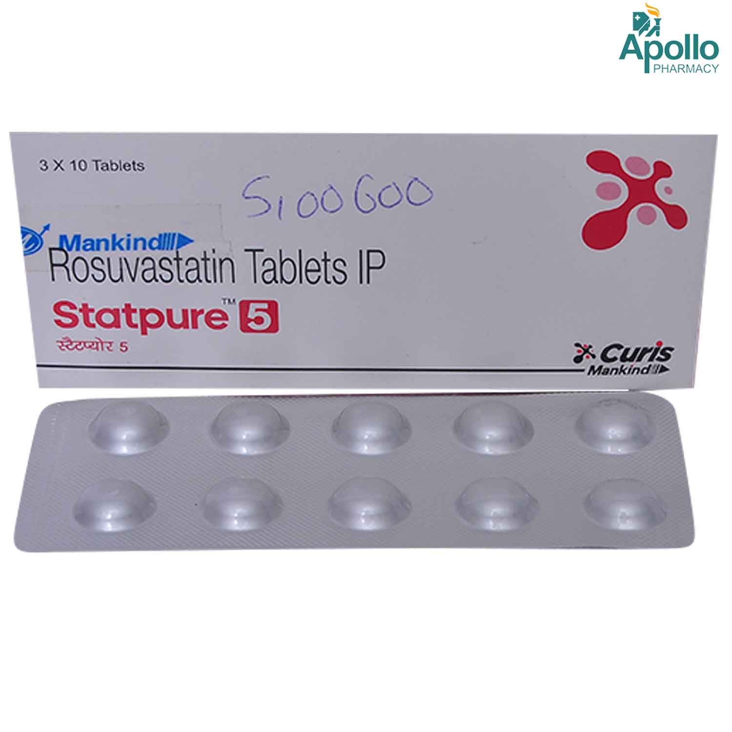 Statpure 5 Tablet 10's Price, Uses, Side Effects, Composition - Apollo ...