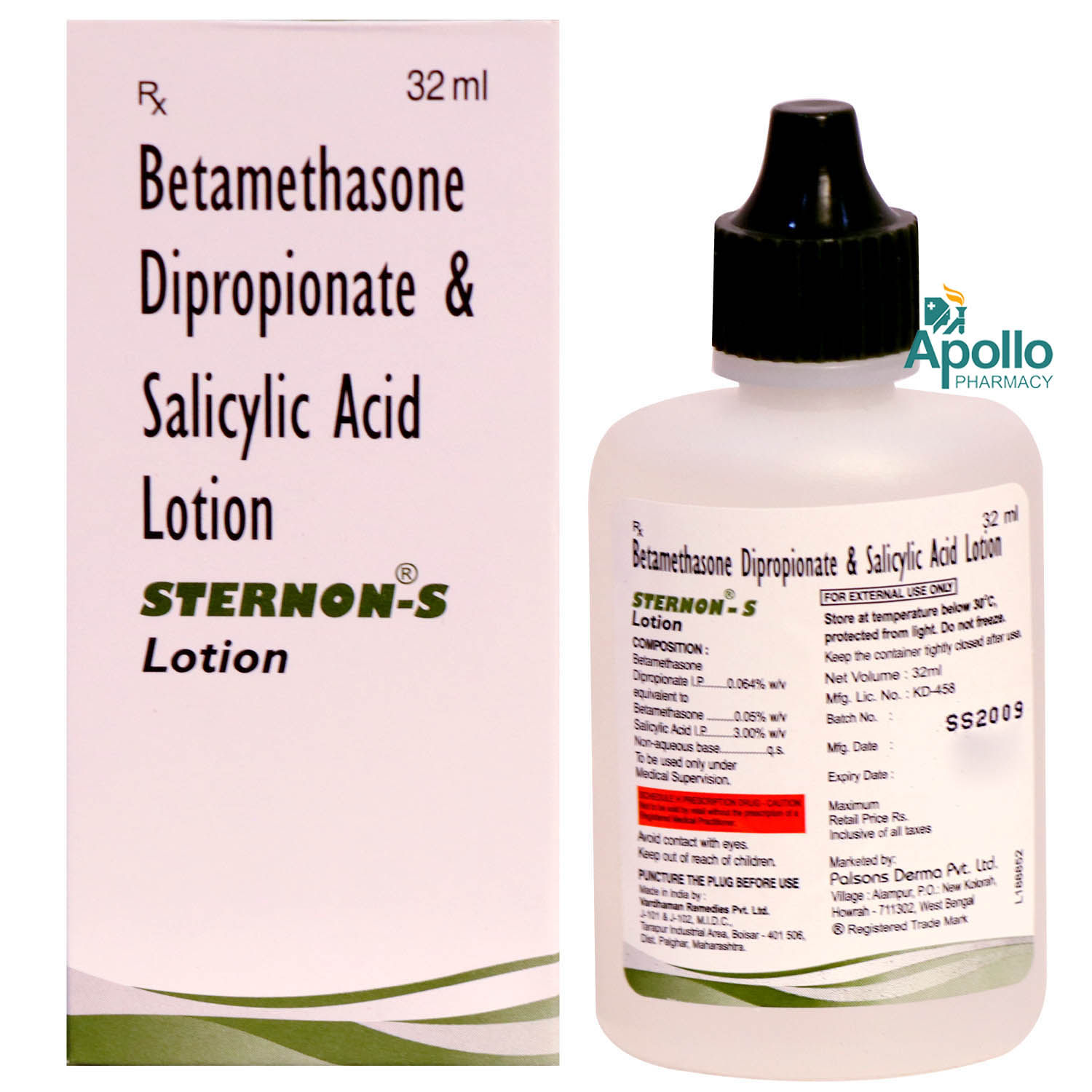 Sternon-S Lotion 32 ml Price, Uses, Side Effects, Composition - Apollo ...