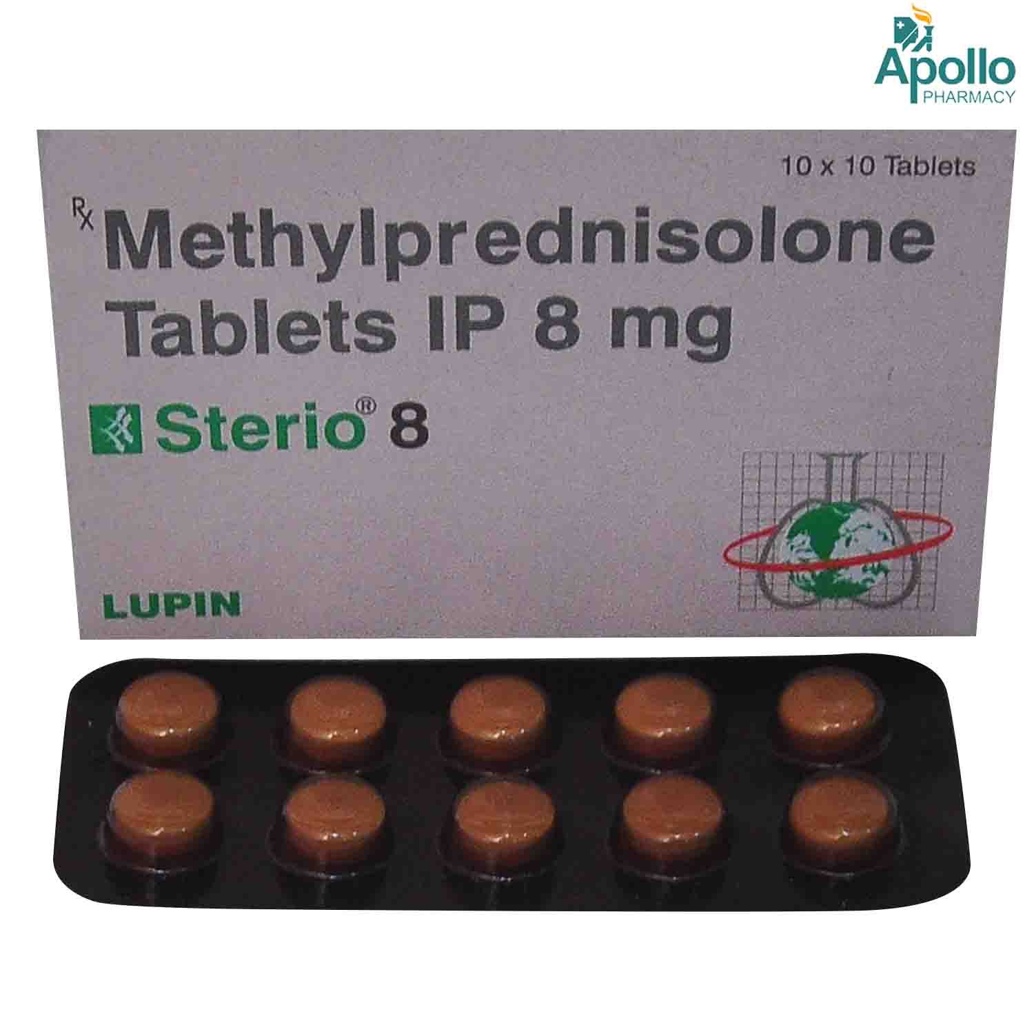 Sterio 8 Tablet | Uses, Side Effects, Price | Apollo Pharmacy