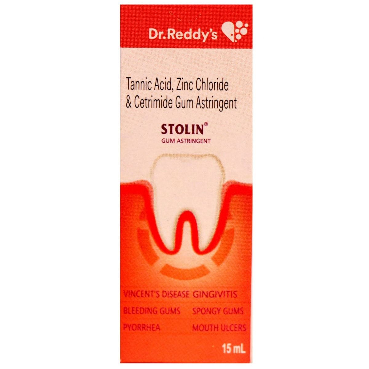 Stolin Gum Astringent 15 ml Price, Uses, Side Effects, Composition ...