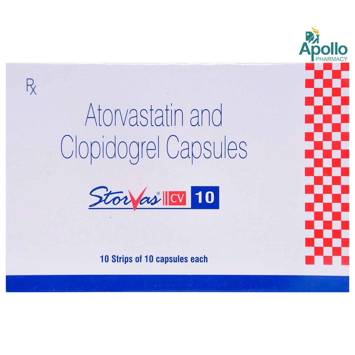 Storvas CV 10 Capsule | Uses, Side Effects, Price | Apollo Pharmacy