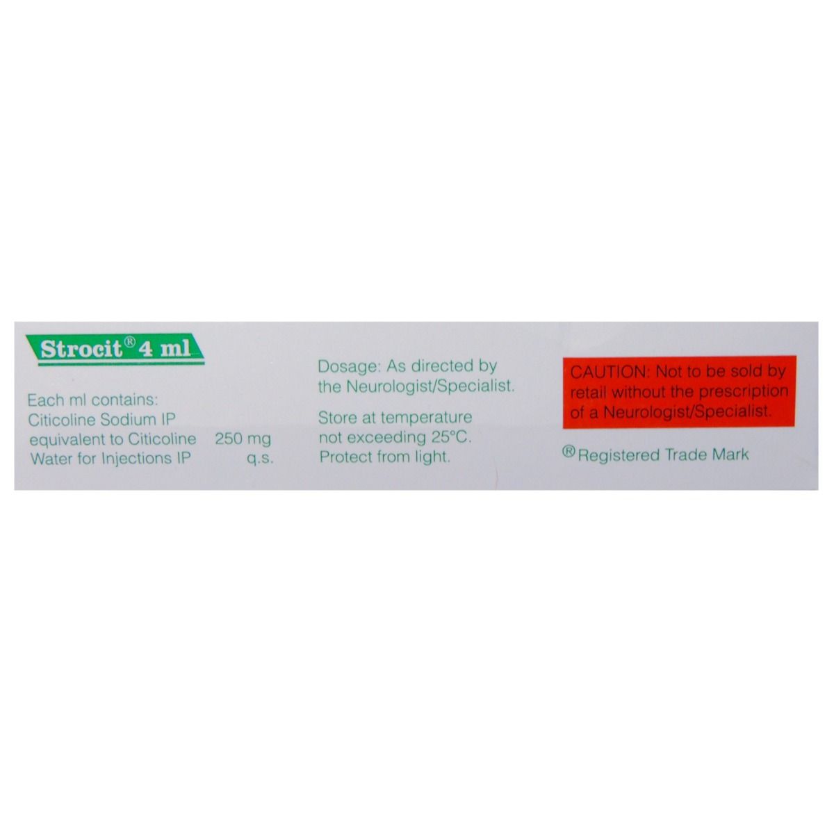 Strocit Injection 4 ml | Uses, Side Effects, Price | Apollo Pharmacy